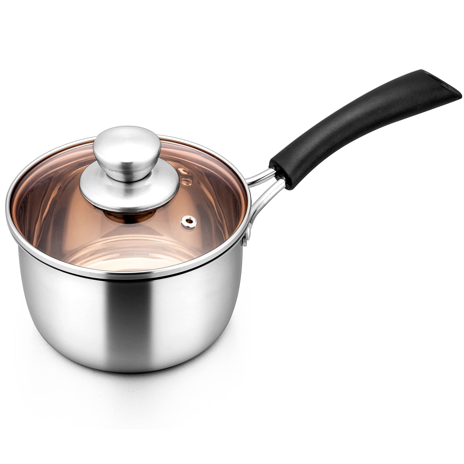 1 Quart Saucepan With Lid 18/10 Stainless Steel Small Sauce Pan Pot 1qt ...