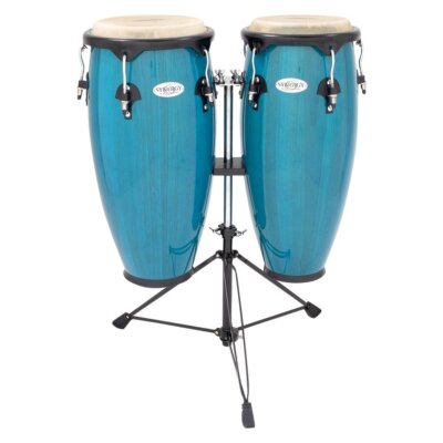 Toca Synergy Series Wood Conga Set with Stand - Bahama Blue | eBay