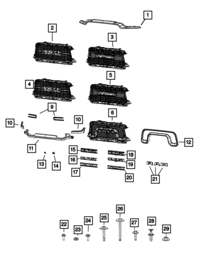 MOPAR Filler Panel, Right 6NB301Z0AB | eBay