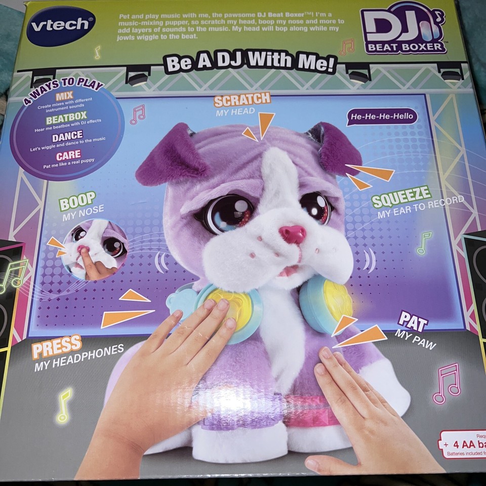 VTech DJ the Beat Boxer Interactive Dog "Toy of the Year finalist ...