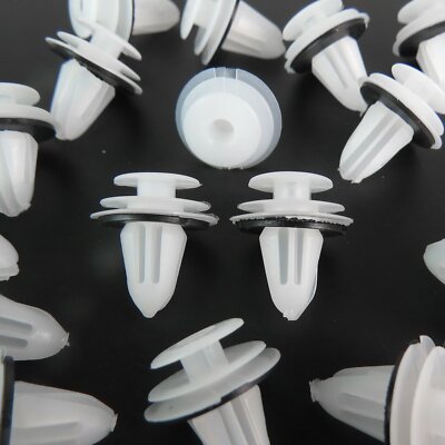 50 Door Trim Panel Clip W/ Sealer Push Type Retainer Nylon Fastener Fit ...