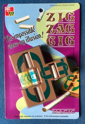 Vintage Magic Trick Tenyo Zig Zag Cig T-110 1981 MINT With Package | eBay