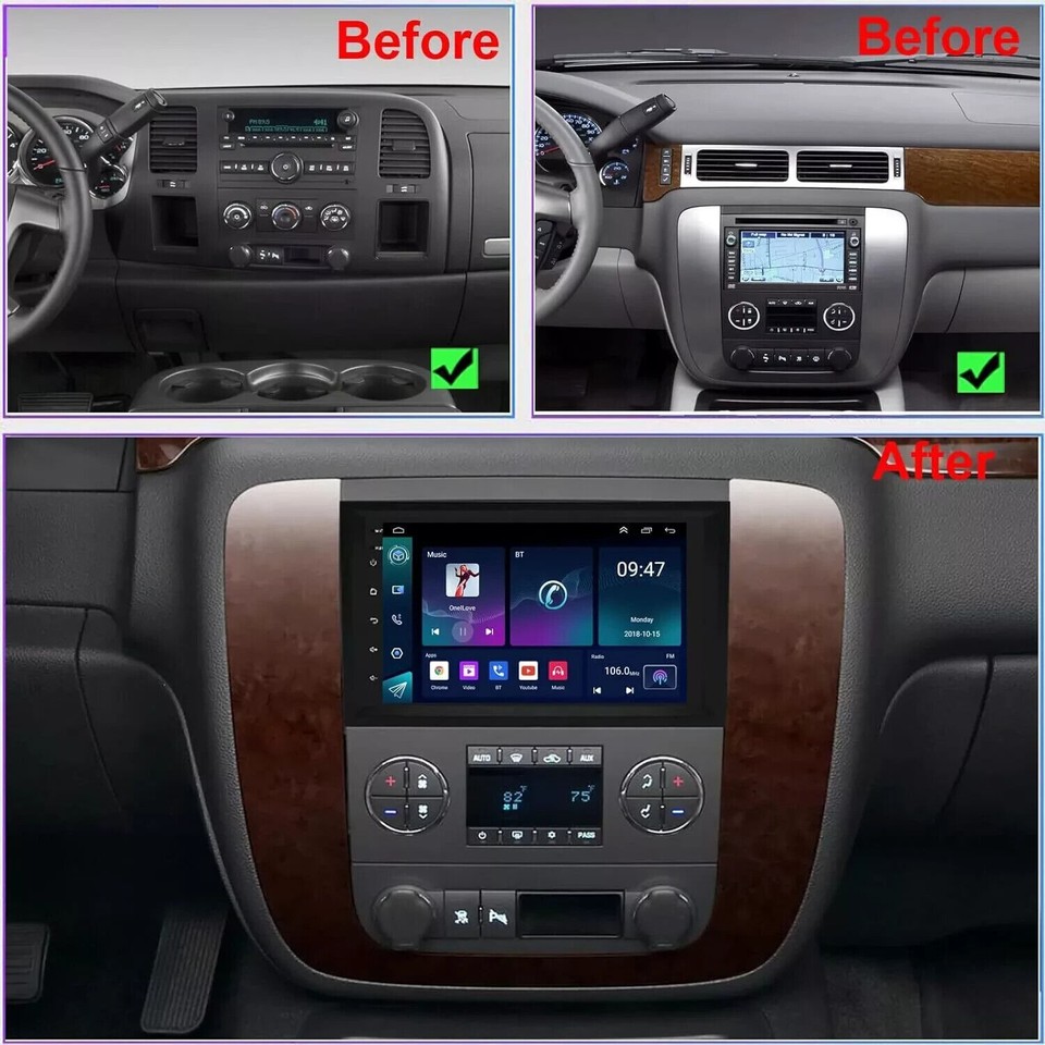 NEW 8" Car Stereo Radio Android Navigation 2+32GB For Chevrolet ...