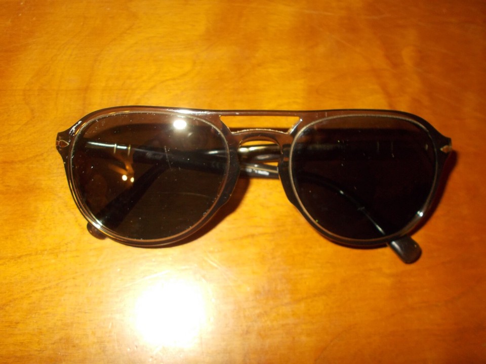 Persol El Profesor Sergio 3235-S 1103/48 Smoke Opal Gray Polarized ...