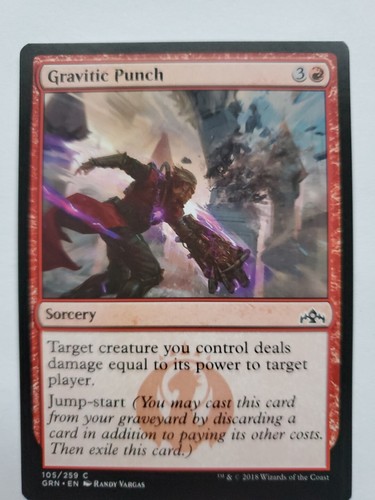 MTG Magic The Gathering Card Gravitic Punch Sorcery Red Guilds Of ...
