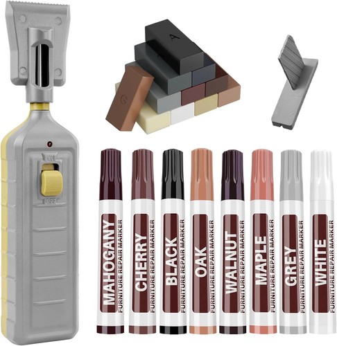 Vinyl Floor Repair Kit - 11 Colors Touch up Markers for Scratches ...