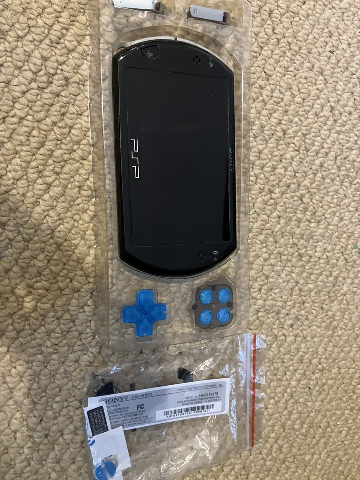 Sony PSP Go Console Housing Shells for spares - Blue Buttons | eBay UK