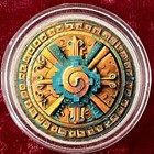 2024 1oz Silver Round .999 Aztec God of Duality Colorized In Capsule | eBay