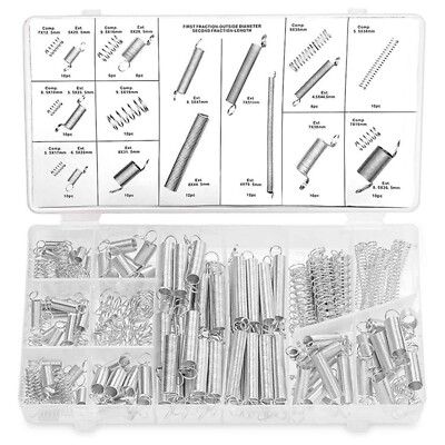 200PCS Springs Set Tension Spring Compression Spring Set Hardware ...