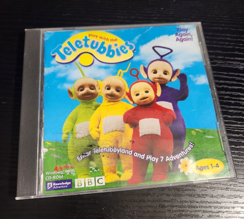 Play with The Teletubbies Windows 98/95 PC Computer Game 1998 BBC ...