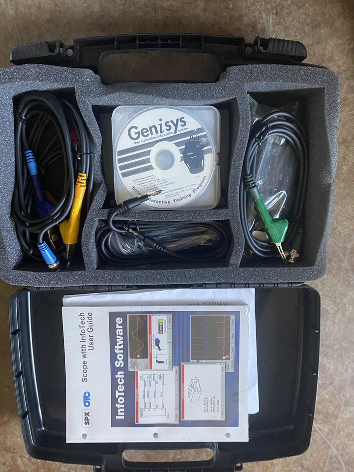OTC SPX 4 CHANNEL SCOPE PORTABLE OSCILLOSCOPE KIT | eBay