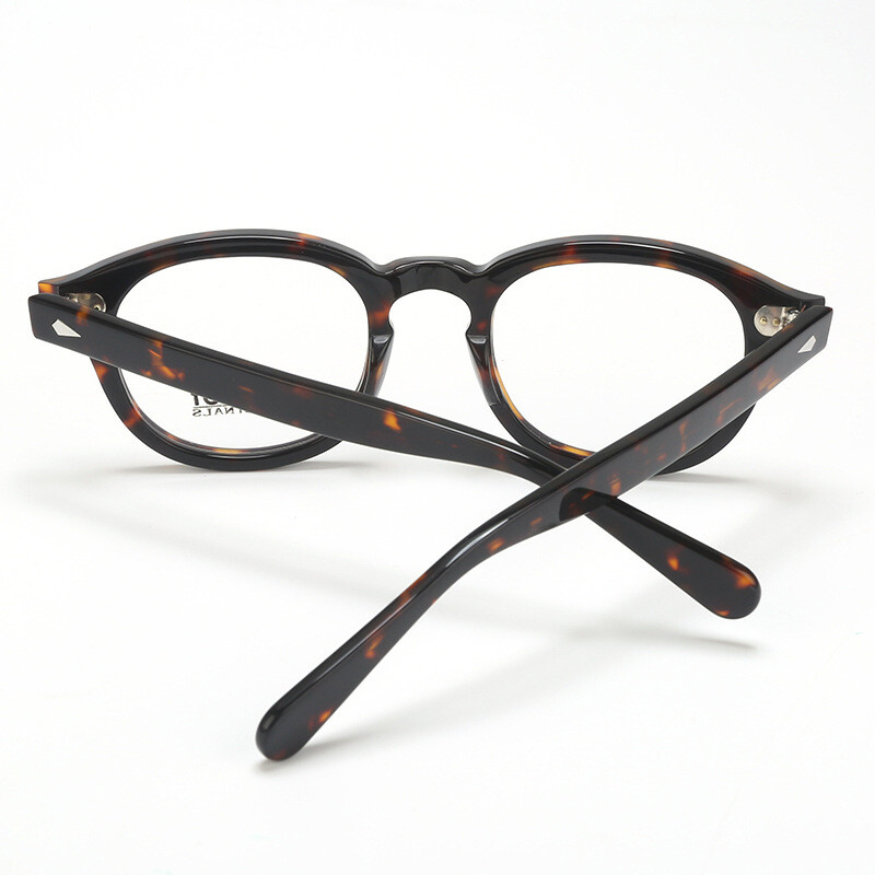 44/46/49mm Brand Design Acetate Eyeglass Frames Full Rim Glasses Johnny ...
