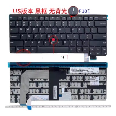 1PC US Keyboard Non-Backlit Replacement For Lenovo T470S Laptop | eBay