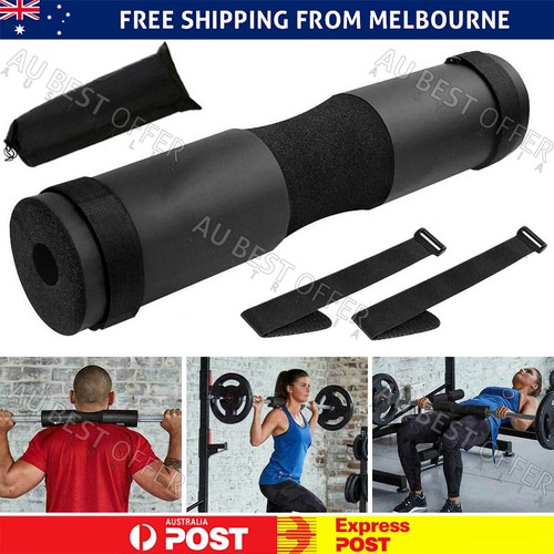 Barbell Pad Fitness Gym Shoulder Weight Bar Weightlifting Support AU | eBay