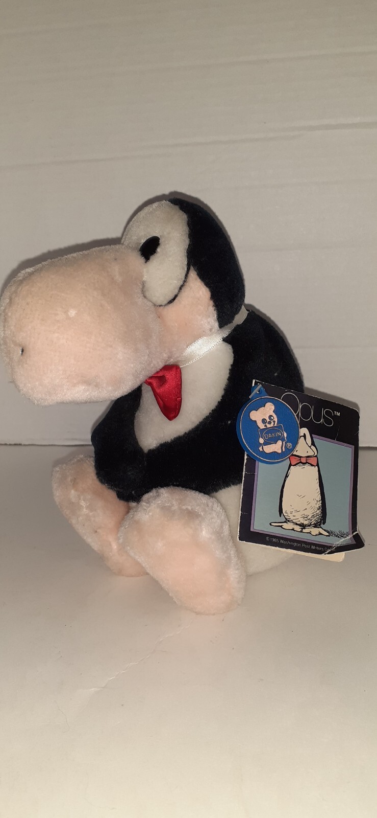 Vintage 1985 Opus Penguin Plush W/ Tags Stuffed Animal Washington Post ...