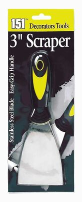 3" Inch Scrapper Builders Decorators - Scrape Paint Wallpaper Remover ...