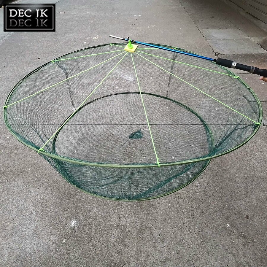 Drop Fishing Net For Crayfish Shrimp Catcher Tank Mesh Fish Trap Cage ...