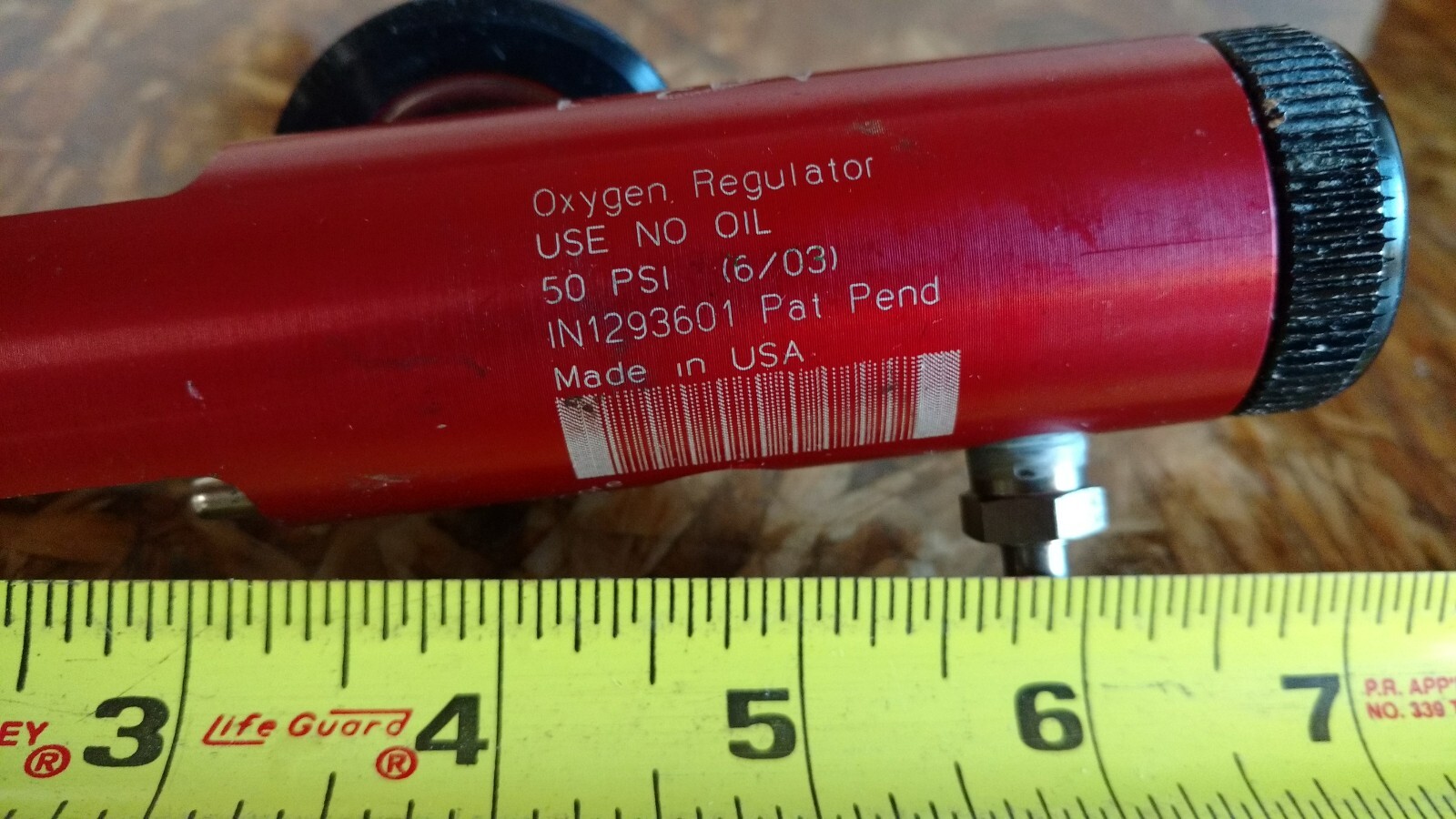 Allied Healthcare 32-29-6100 Oxygen Regulator Medical O2 50 PSI | eBay