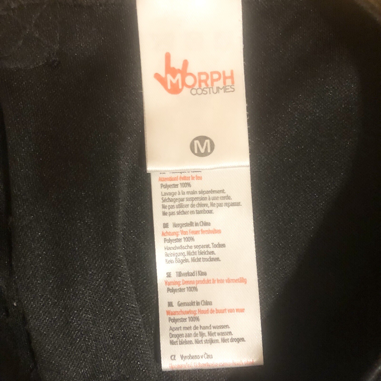 Morph Mens Skeleton Adult Suit Outfit Scary Halloween Costume One Piece ...