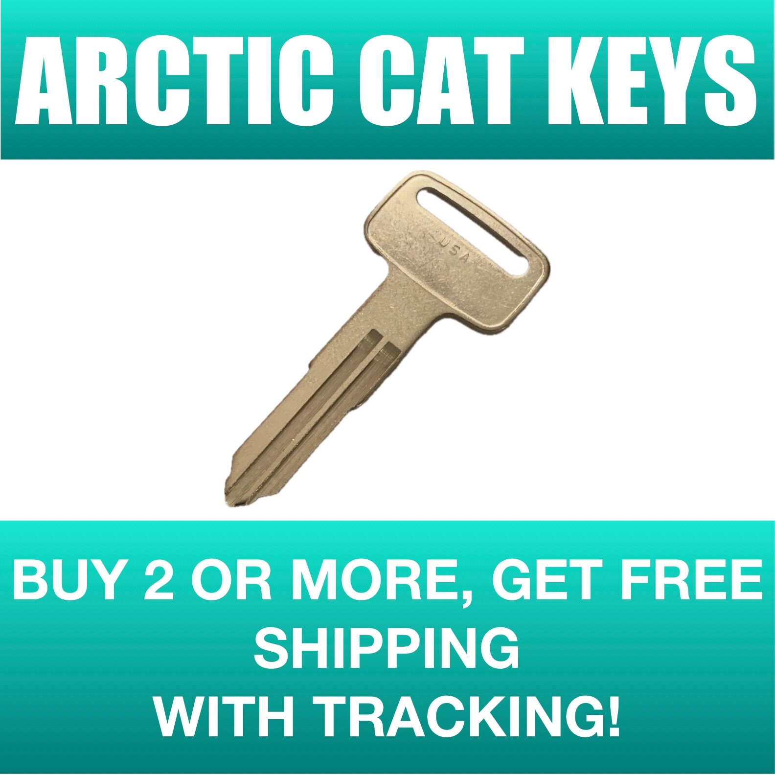Arctic Cat ATV spare replacement keys Cut to Code key for codes D32010 ...