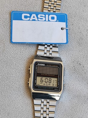 CASIO AL-180 mod 2505 Batteryless Alarm Chrono Men’s Digital Watch ...