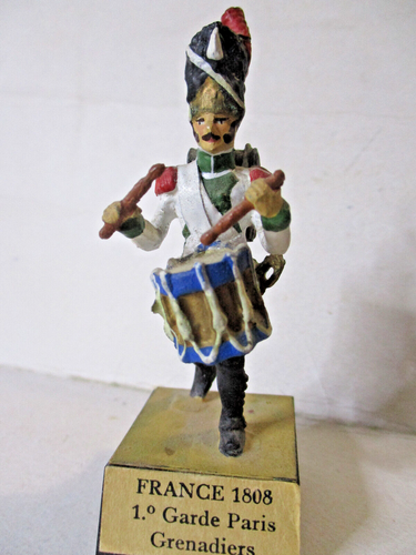 1/32 FIGURINE ALMIRALL TAMBOUR GRENADIER GARDE DE PARIS NAPOLEON EMPIRE ...