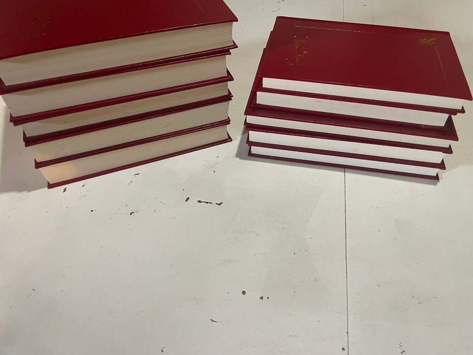 Stephen King Library Edition Red Leather Bound Hardcover Individual ...