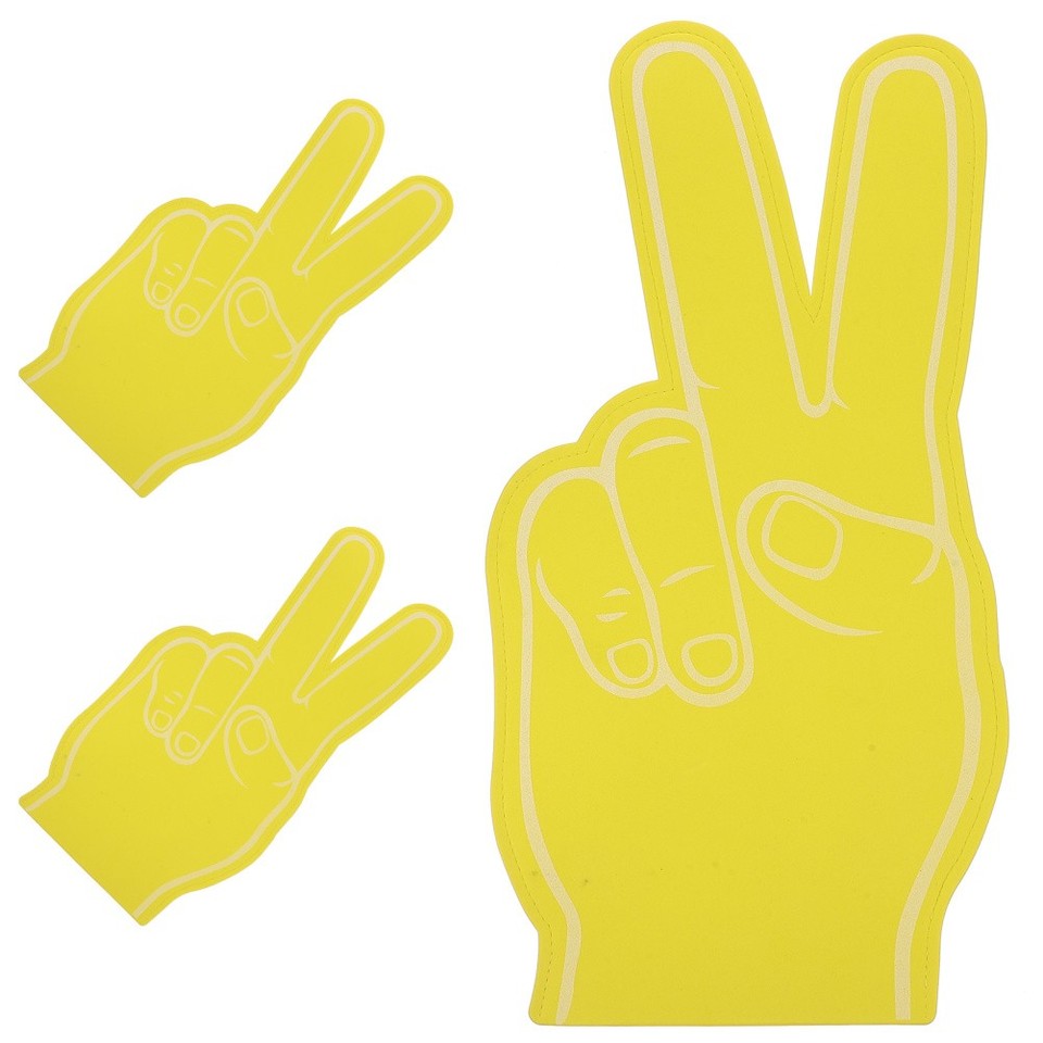 3 Pcs Foam Finger Cheerleading EVA Hand Noise Makers Party Favors for ...