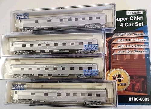 Kato 106-6003 N scale Santa Fe Super Chief sleeper set C | eBay
