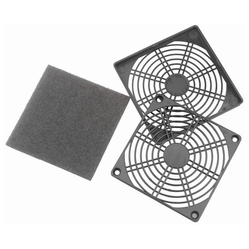 2 Pcs Dustproof Blower Guard ABS Computer Ventilator Grill 120mm Fan ...