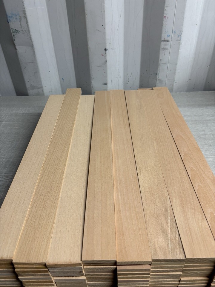 St Beech TImber - Natural Wood - Offcuts -Hardwood 80 Pieces 48mm ...