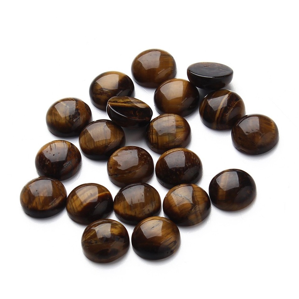 20 Pcs Charms for Jewellery Making Jewelry Pendants Tiger Eye Stones ...