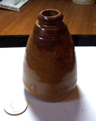 STUNNING POTTERY CONE INK BOTTLE | eBay