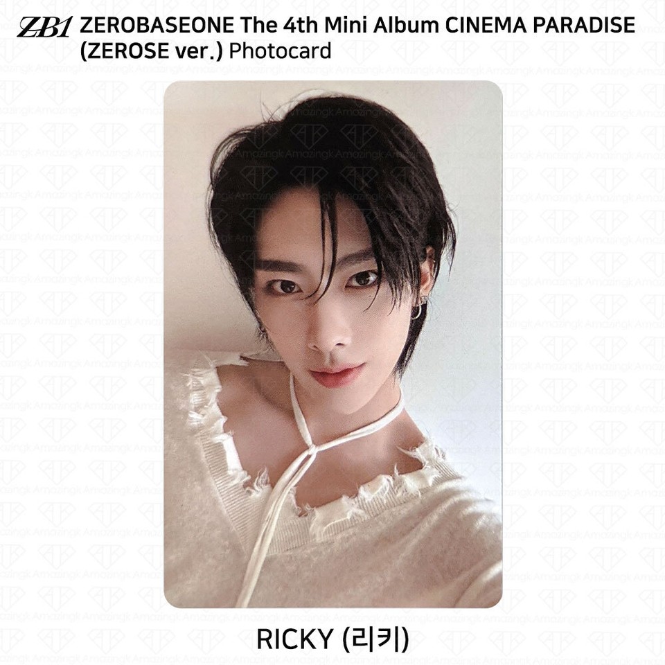 ZEROBASEONE ZB1 4th Mini Album CINEMA PARADISE Zerose Ver Photocard ...