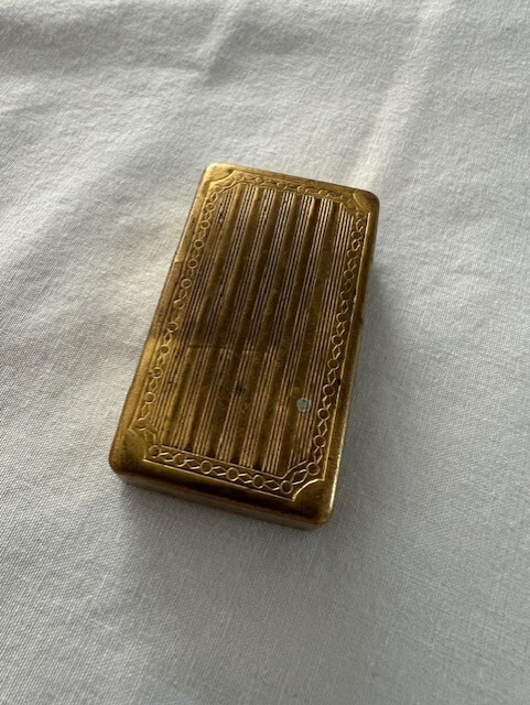 Vintage Brass Gillette Razor Blade Case | eBay