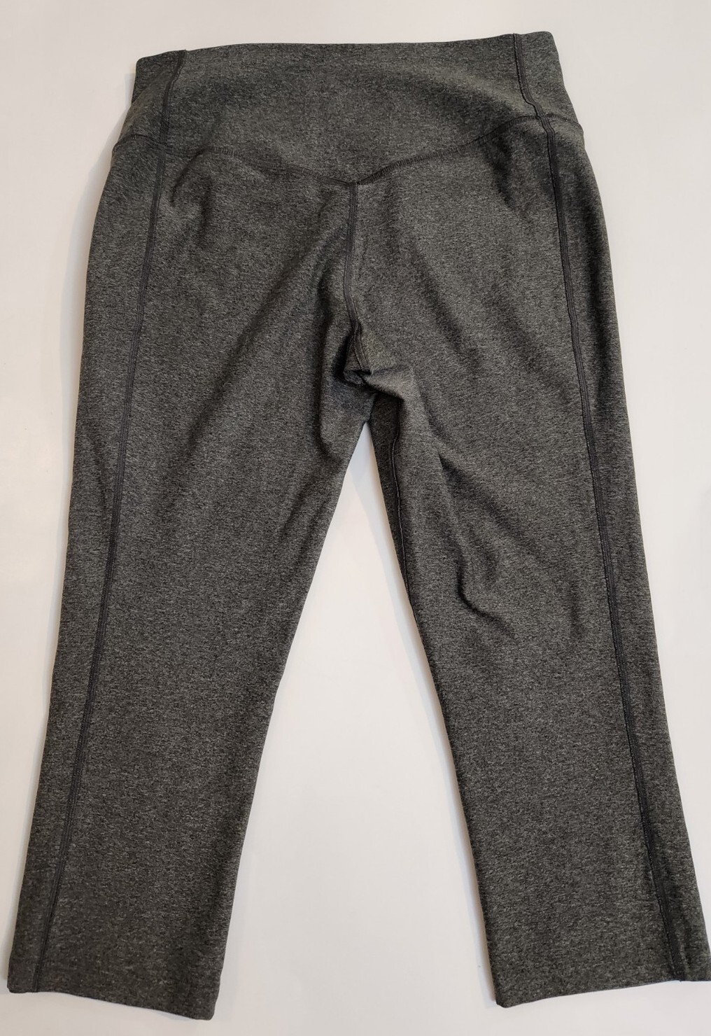 Nike Women's Gray Dri Fit Logo Legend Athletic Crop L… - Gem