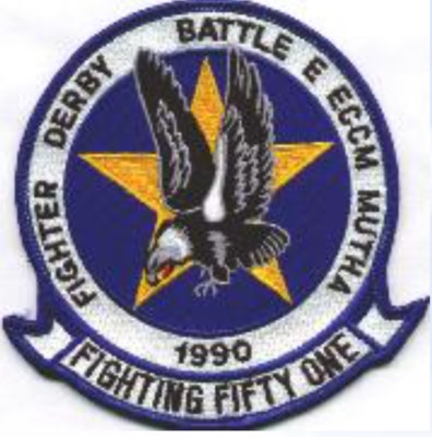 5" NAVY VF-51 1990 BATTLE E MUTHA EMBROIDERED PATCH | eBay