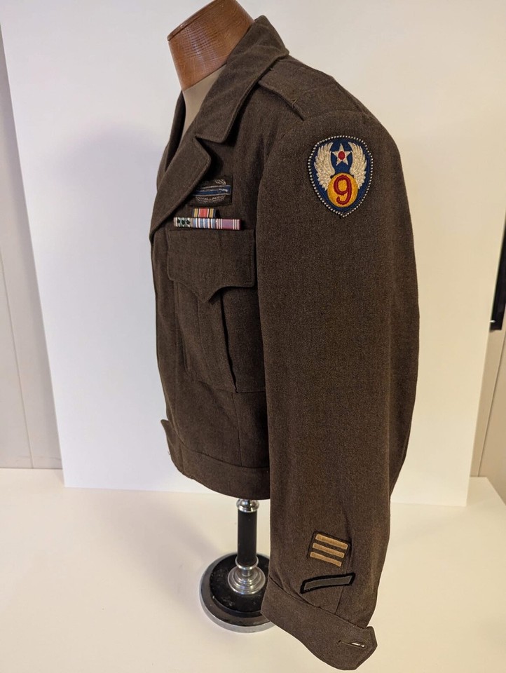 ww2 wwii cib Combat Infantry badge 9th air force jacket Ike jacket ...