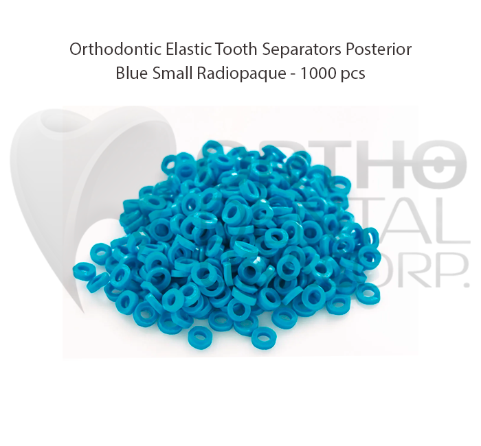 Orthodontic ELASTIC SEPARATORS Posterior - Latex Free radiopaque ...
