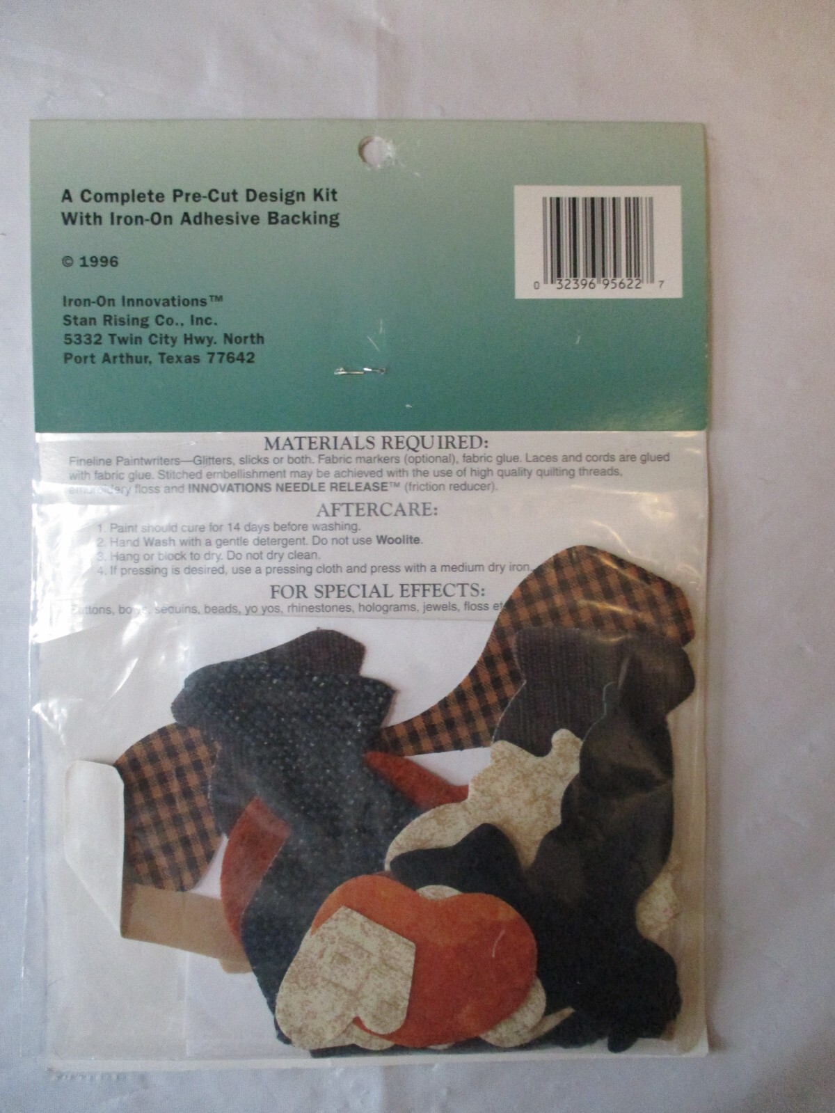 Iron-On Innovations Designer Fall Scarecrow Kit New Vintage 1996 Crows ...