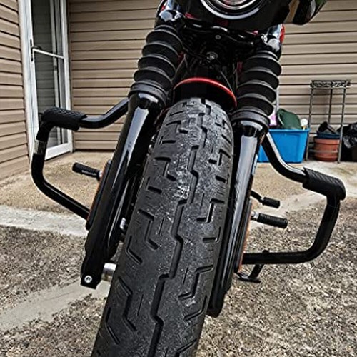 MOFUN Mustache Engine Guard Crash Bars For Harley 2020-2025 Low Rider S ...