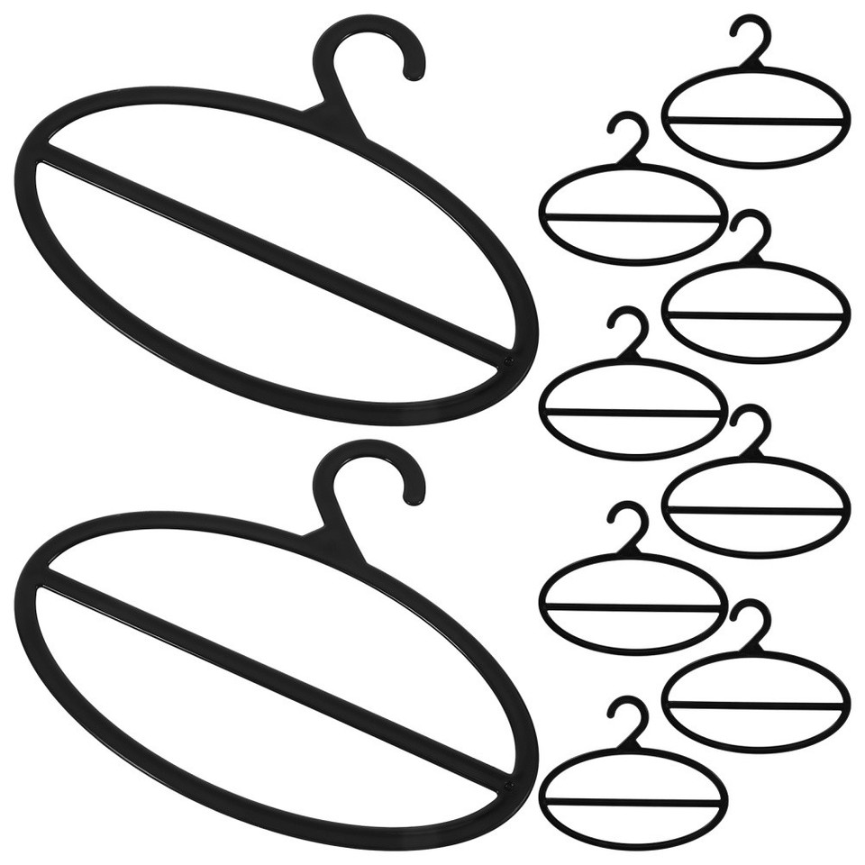 10 Pcs Closet Organizer System Hanger Space Saver Hook Scarf Clothing ...