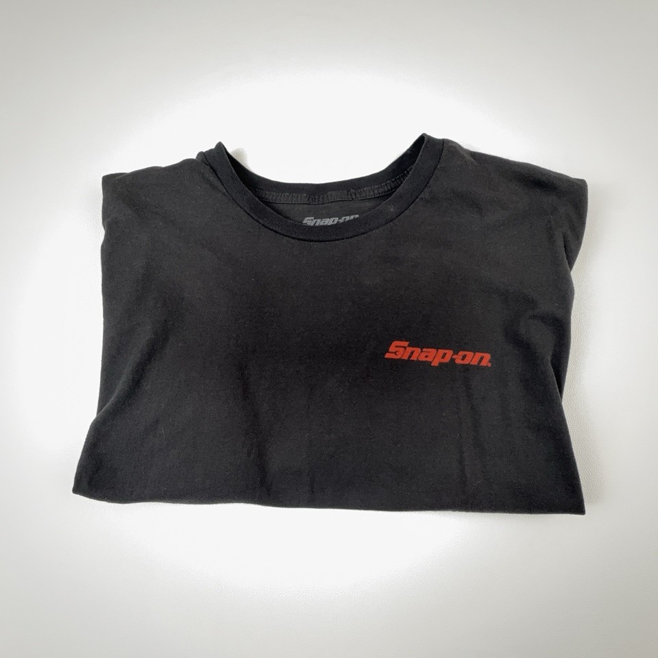 Snap-On Tools American Customs Hot Rod Black Cotton Mechanic T-Shirt ...
