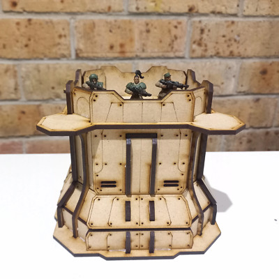 Small Flak Tower 28mm Scale | eBay