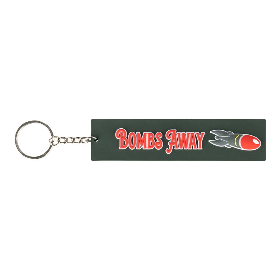Keychain US Army Bombs Away Slogan D-Day USAAF Airforce PVC WWII USAF ...