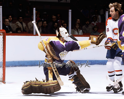 NHL LA Kings Goalie Mario Lessard Montreal Canadiens Guy Lafleur 8 X 10 ...