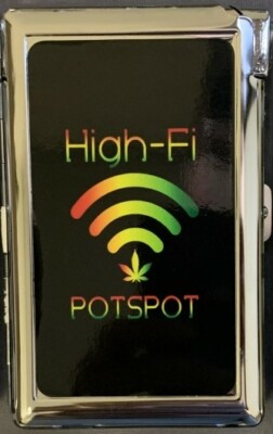 Beautiful "High-Fi Potspot" Case With Butane Lighter | eBay