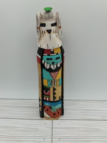 Native American Hopi Corn Maiden Carving 8" Hand Made | eBay