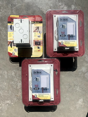 Arlington DBVR1W-1 Low Profile IN BOX Electrical Box with Weatherproof ...