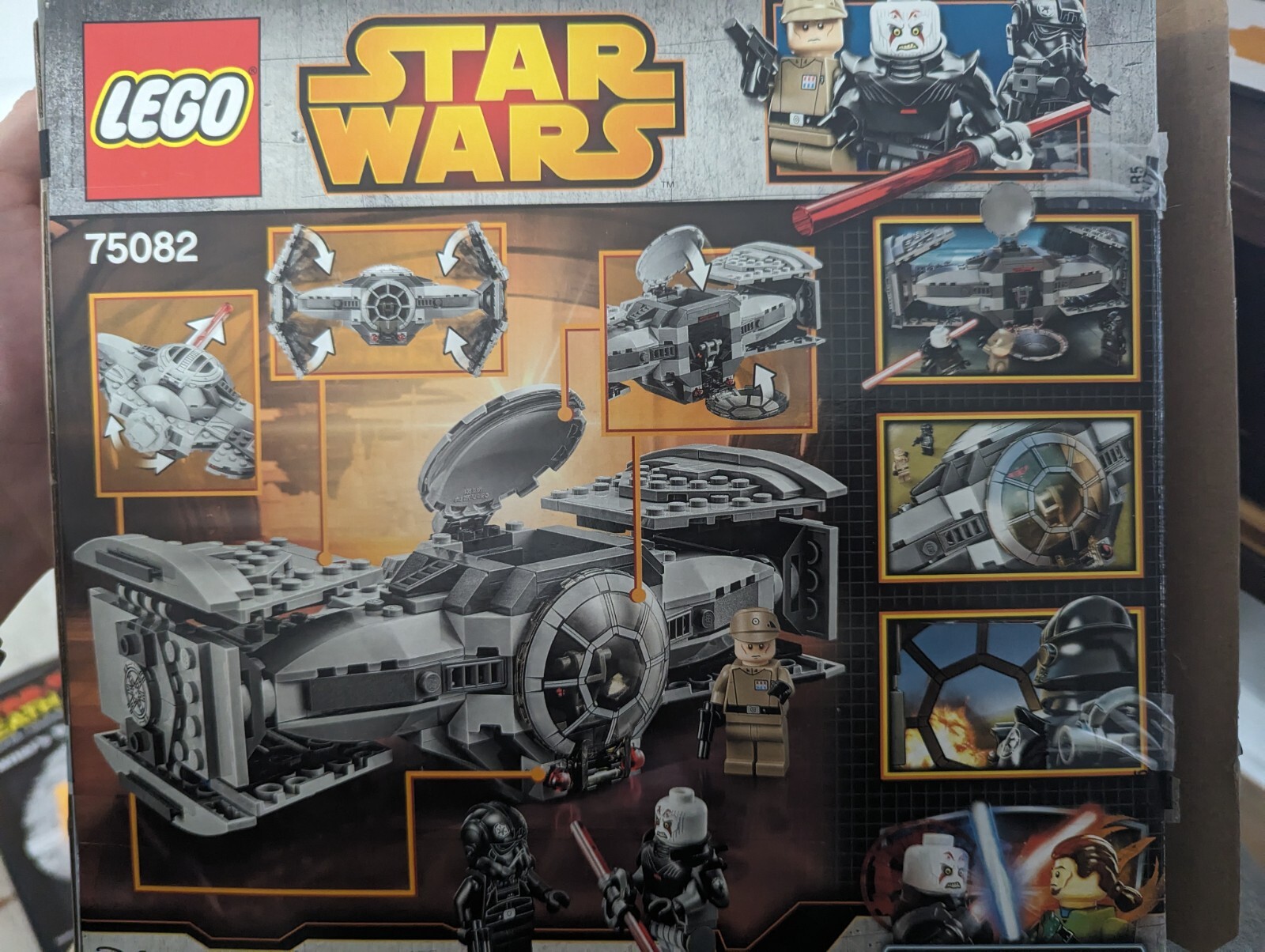 Complete Set: LEGO Star Wars: TIE Advanced Prototype (75082 ...